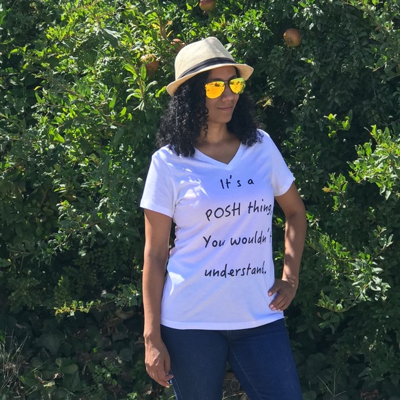 Tops | Its A Posh Thing V Neck Tshirt | Poshmark